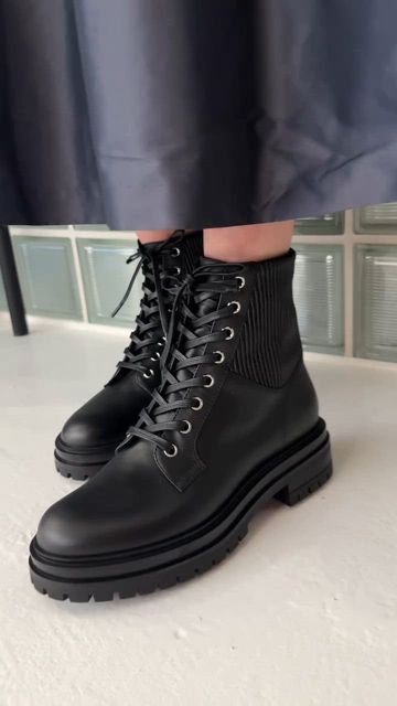 Gianvito Rossi(ジャンヴィト ロッシ)のレースアップコンバット Gianvito Rossi(ジャンヴィト ロッシ)のレースアップコンバット
