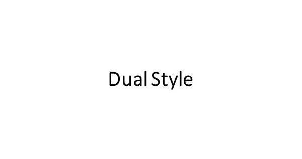 Dual Style（デュアルスタイル）通販 - HAPPY PLUS STORE