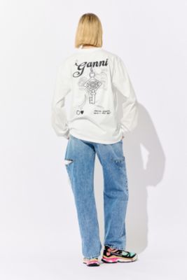 GANNI(ガニー)のRe－cut Heavy Jersey Charm Long Sleeve T－shirt通販 | mirabella ...