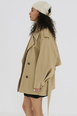 CLANE(クラネ)のOVER SHORT TRENCH COAT通販 | mirabella CLANE(クラネ)のOVER SHORT TRENCH COAT通販 | mirabella