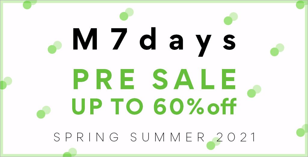 M7days(エムセブンデイズ)公式サイト | Marisolオリジナルブランド