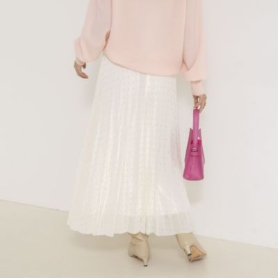 NOLLEY'S(ノーリーズ)のウォッシャブルラメカットドビープリーツ