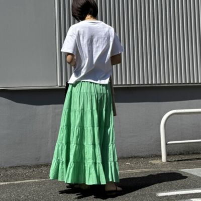 【コラボ】COUTURE D’ADAM(徳原文子×クチュール ド アダム)の【Marisol別注】ティアードスカート通販 ...