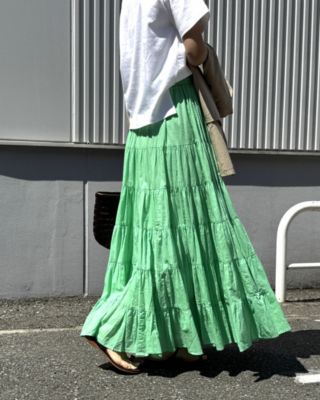 【コラボ】COUTURE D’ADAM(徳原文子×クチュール ド アダム)の【Marisol別注】ティアードスカート通販 ...