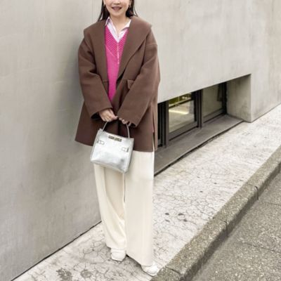 ノーリーズソフィー（NOLLEY’S sophi）/ブライト紡毛Vネックプルオーバー NOLLEY'S sophi(ノーリーズソフィー)のブライト紡毛Vネックプル