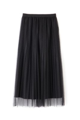 human woman(ヒューマン ウーマン)のスクエアドットチュールスカート