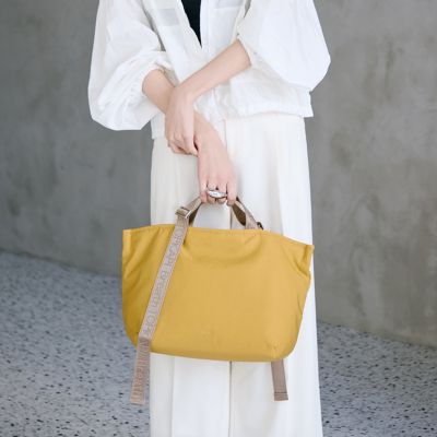 TOPKAPI(トプカピ)の【Breath TOPKAPI】Freely フリーリー ナイロン ロゴテープ トートバッグ A4対応通販 | 集英社HAPPY PLUS STORE