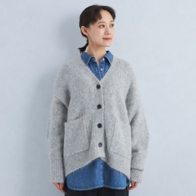 UNITED ARROWS green label relaxing(ユナイテッドアローズ グリーンレーベル リラクシング)の[size SHORTあり]アルパカミックス シャギー Vネック ...