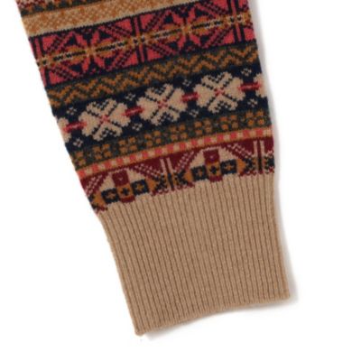 INSCRIRE(アンスクリア)のFairisle Short Polo Sweater通販 | mirabella（ミラベラ ...