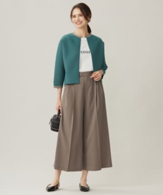 自由区 L(ジユウク エル)の【洗える】TWラチネストレッチワイド 自由区 L(ジユウク エル)の【洗える】TWラチネストレッチワイド