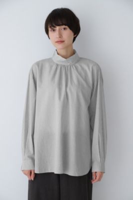 human woman(ヒューマン ウーマン)の◇ストライプボウタイブラウス通販