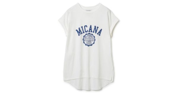 MICANA(マイカーナ)の【AMERICANA】×【MICA＆DEAL】カレッジロゴTシャツ通販 | 集英社HAPPY PLUS STORE