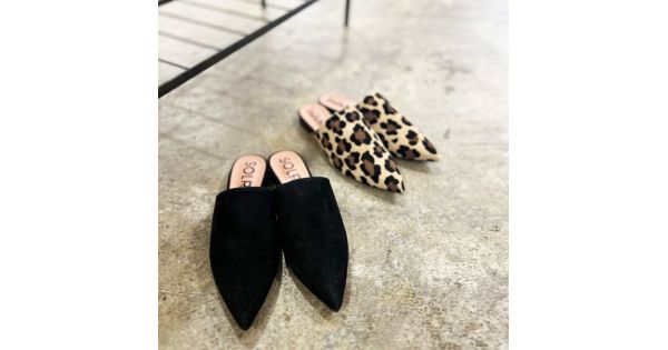 SOLREGN(ソレイン)のポインテッドトゥフラットミュール通販 | 集英社HAPPY PLUS STORE