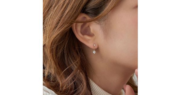 Phoebe(フィービィー)の【 K10 】ティアーズビジューピアス ゴールドアウトレット通販 | 集英社HAPPY PLUS STORE OUTLET(セール情報)