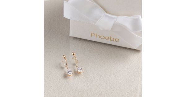 Phoebe(フィービィー)の【 K10 】ドロップビジューイヤリング通販 | 集英社HAPPY PLUS STORE