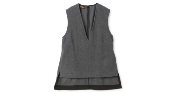 Pale Jute(ペール ジュート)のDeep v－neck vest通販 | 集英社HAPPY PLUS STORE