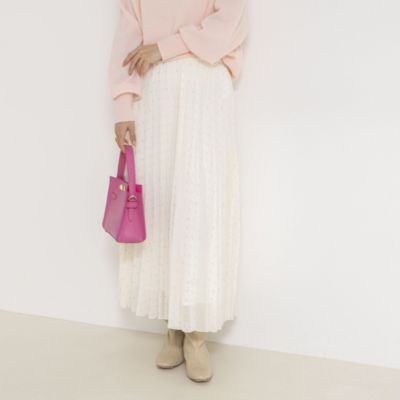 NOLLEY'S(ノーリーズ)のウォッシャブルラメカットドビープリーツ