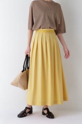 human woman(ヒューマン ウーマン)の◇コットンPEタックスカート通販